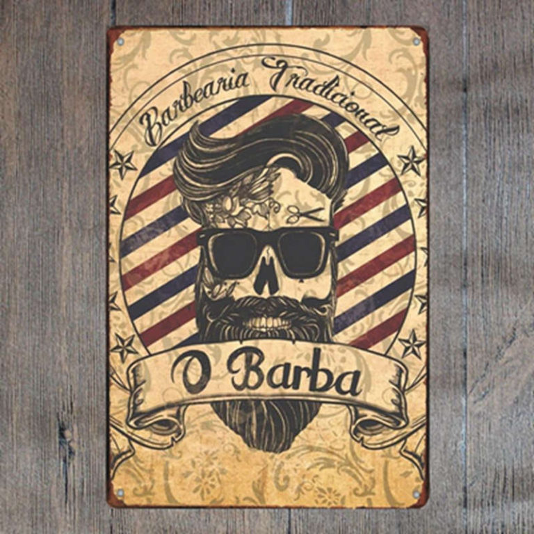 Barbershop Metal Signs | BARBER JUNGLE