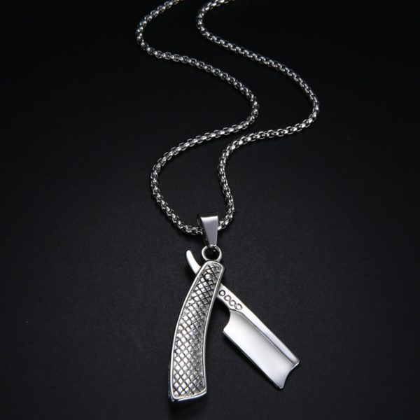 Barber Straight Razor Necklace | BARBER JUNGLE