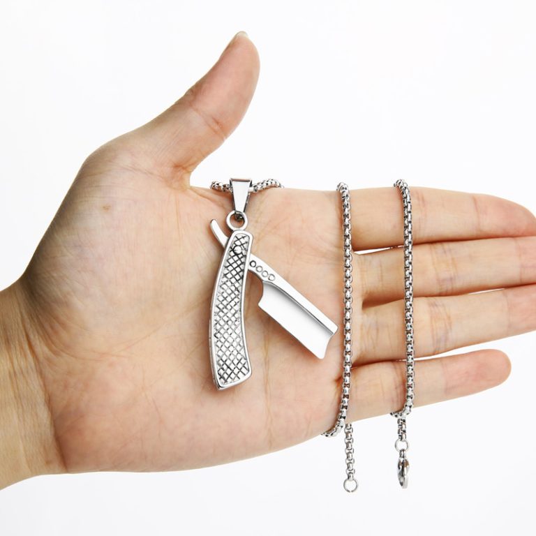 Barber Straight Razor Necklace | BARBER JUNGLE