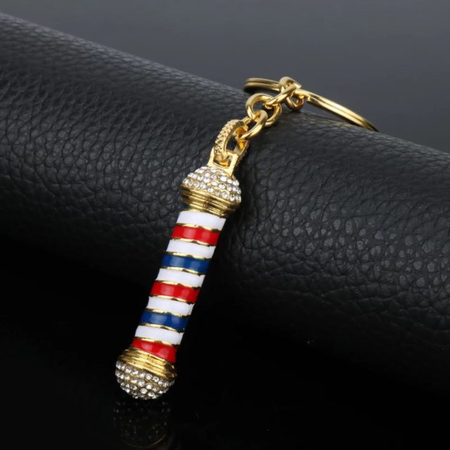 Barber Pole Keychain | BARBER JUNGLE