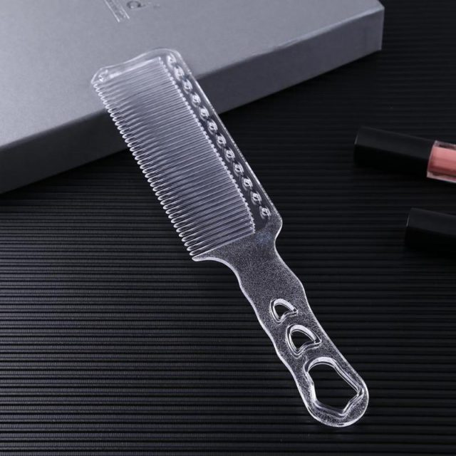 Transparent-Anti-static-Plastic-Combs-Flat-Comb-Men-Women-Hair-Clipper ...