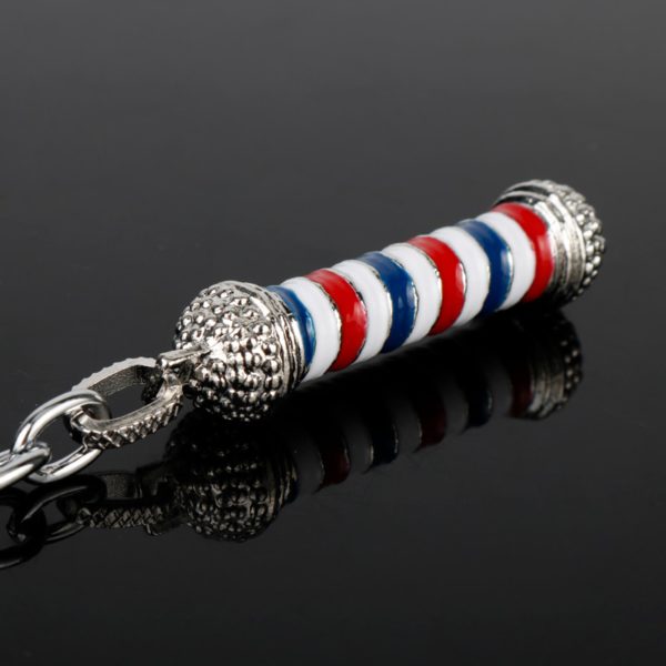 Barber Pole Keychain | BARBER JUNGLE