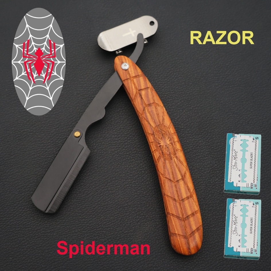 NEW-spider-woodhandle-Manual-razor-men-s-shaving-razor-professional ...