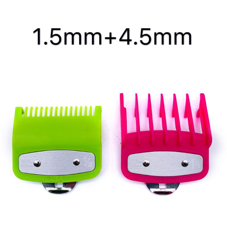 Colorful-Guide-Comb-Multiple-Sizes-Metal-Limited-Combs-Hair-Clipper ...