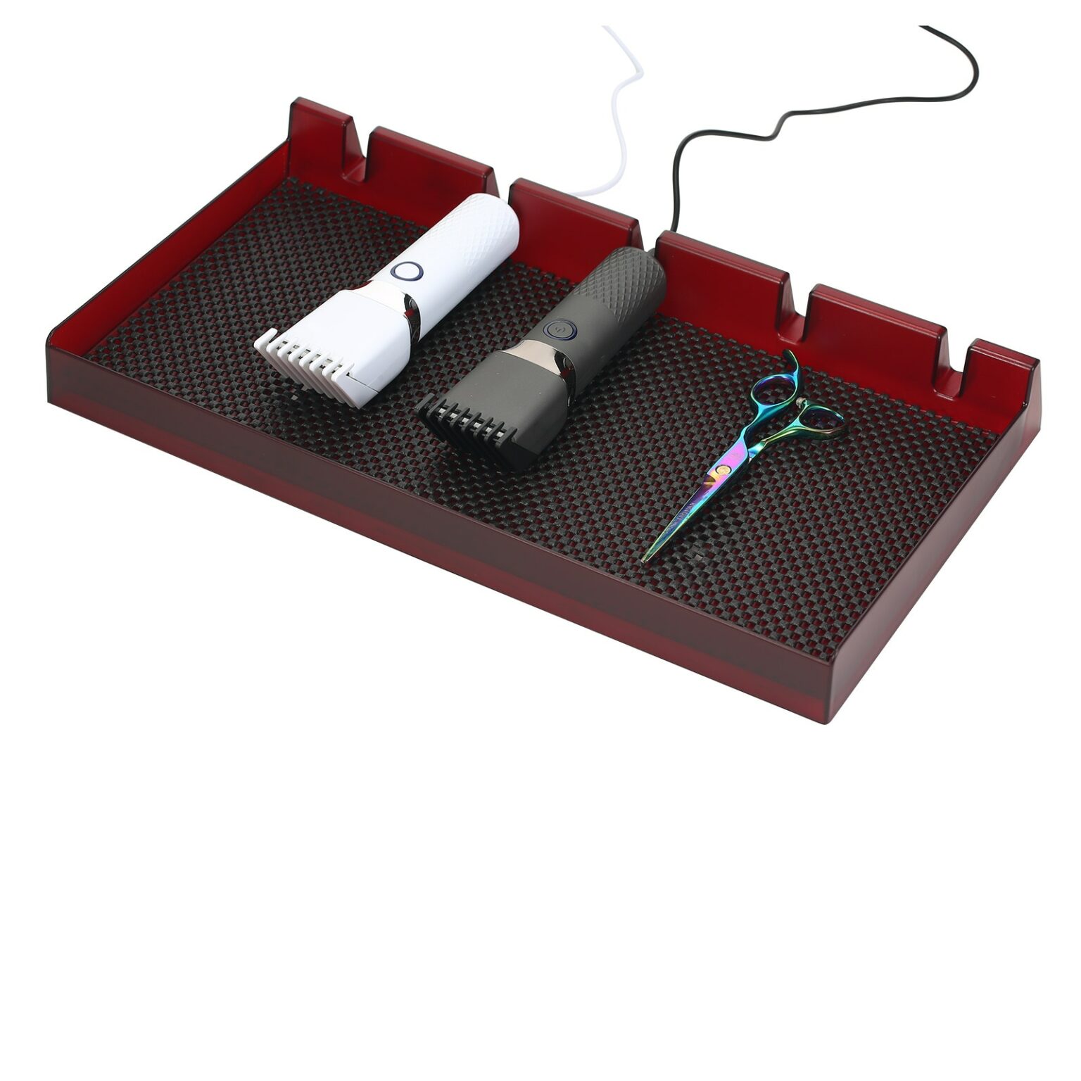 Red Clipper Tray | BARBER JUNGLE