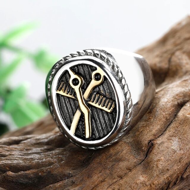 Barber Shears Ring | BARBER JUNGLE