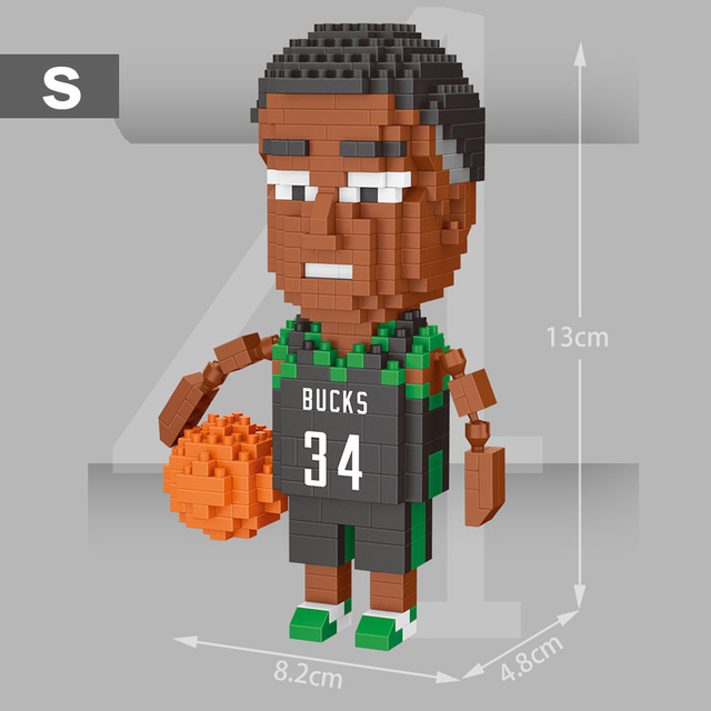 Sport Basketball Shoes Building Blocks Sneakers Models Pen Container ...