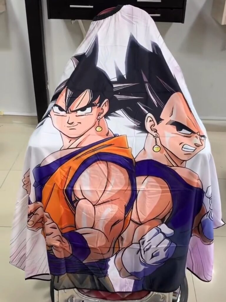 DBZ Goku & Vegeta Cape | BARBER JUNGLE