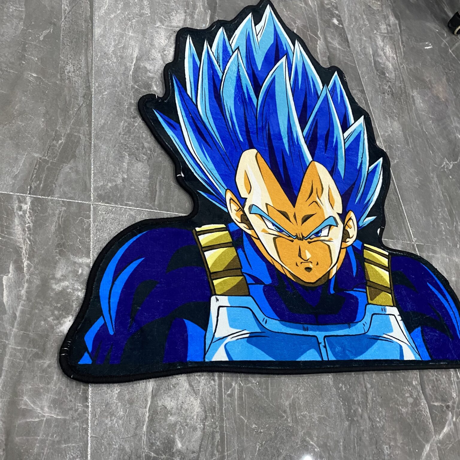 Barbershop Decor Dbz Vegeta Rug | BARBER JUNGLE