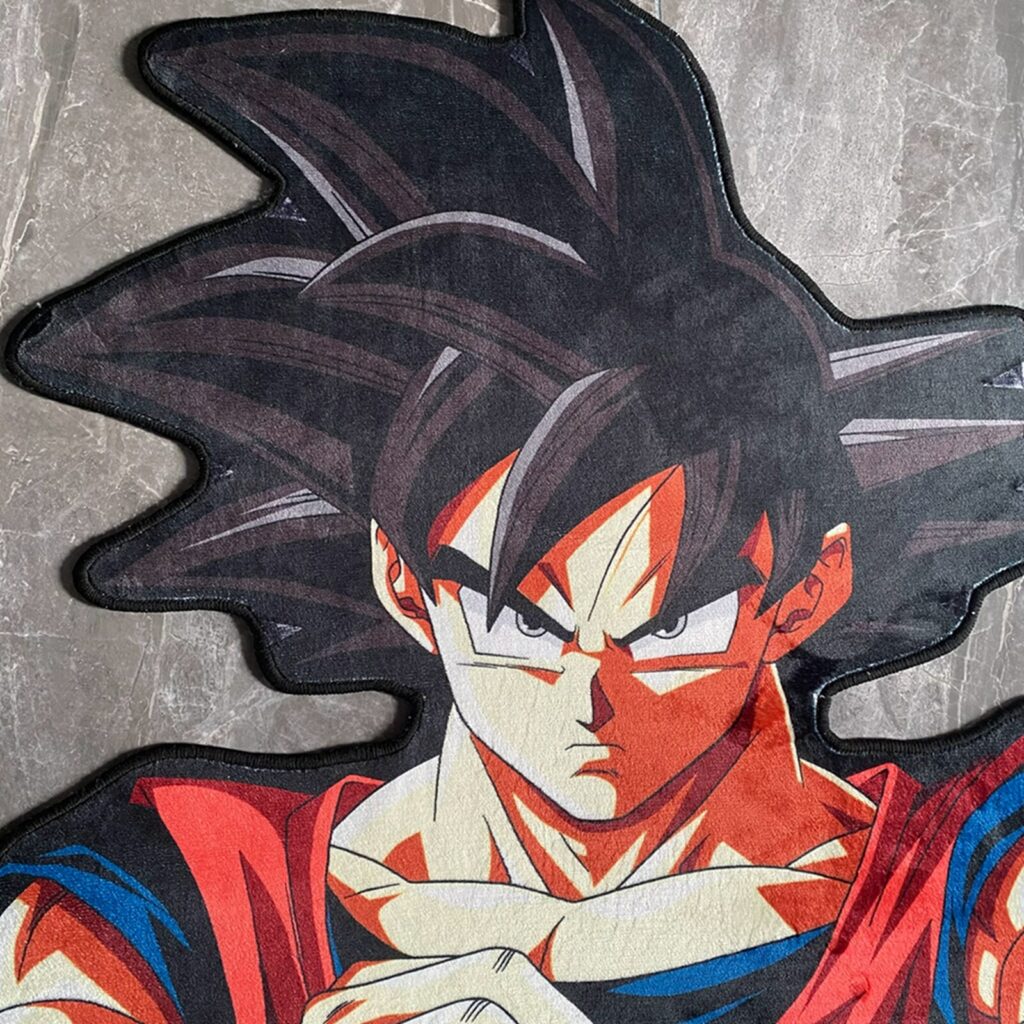 Barbershop Decor DBZ Goku Rug | BARBER JUNGLE