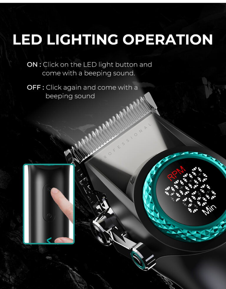 Red Fadez Hair Clipper | BARBER JUNGLE