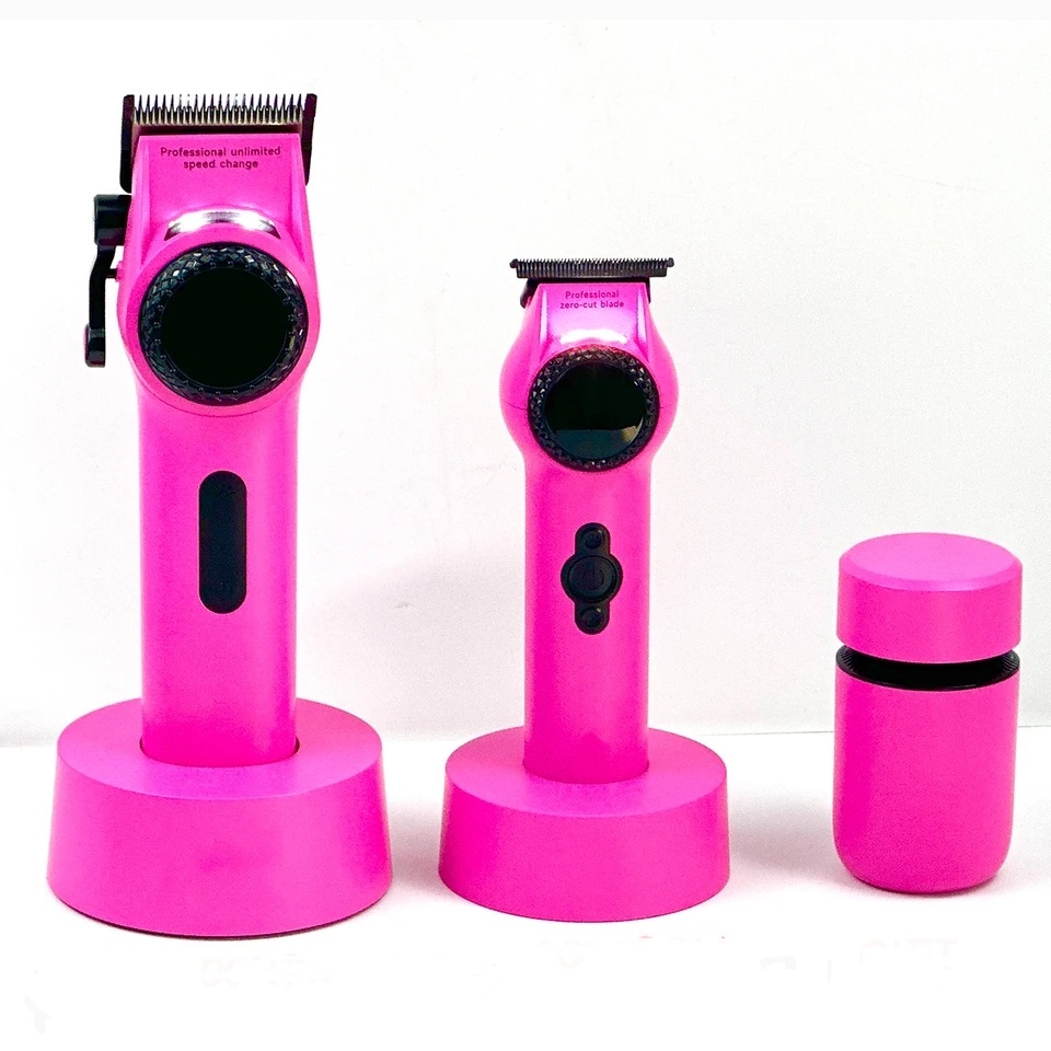 Pink hair clippers store