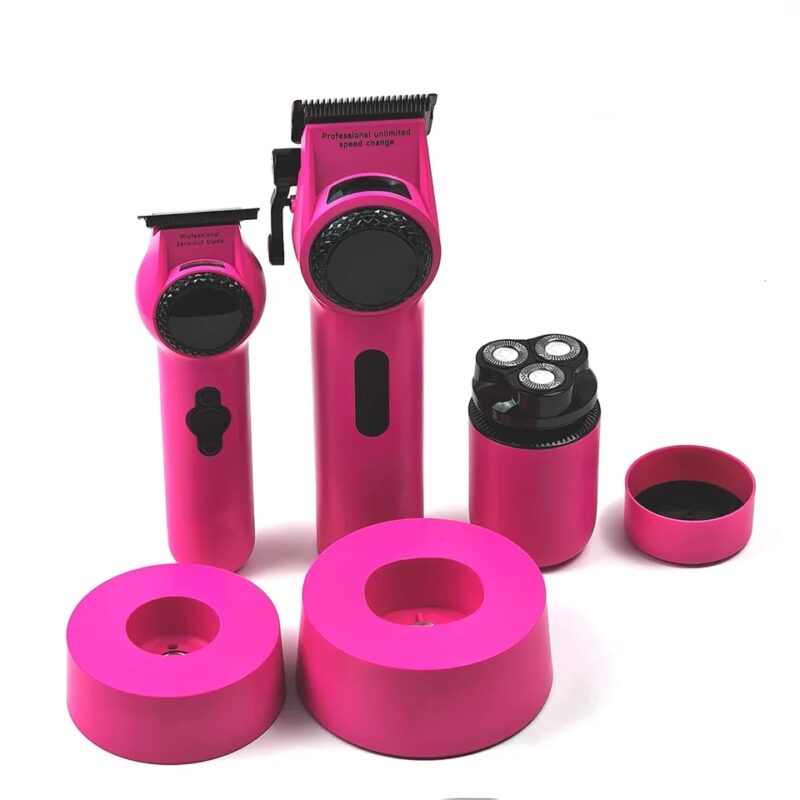 Limited Edition Hot Pink Hair Clipper Set | BARBER JUNGLE
