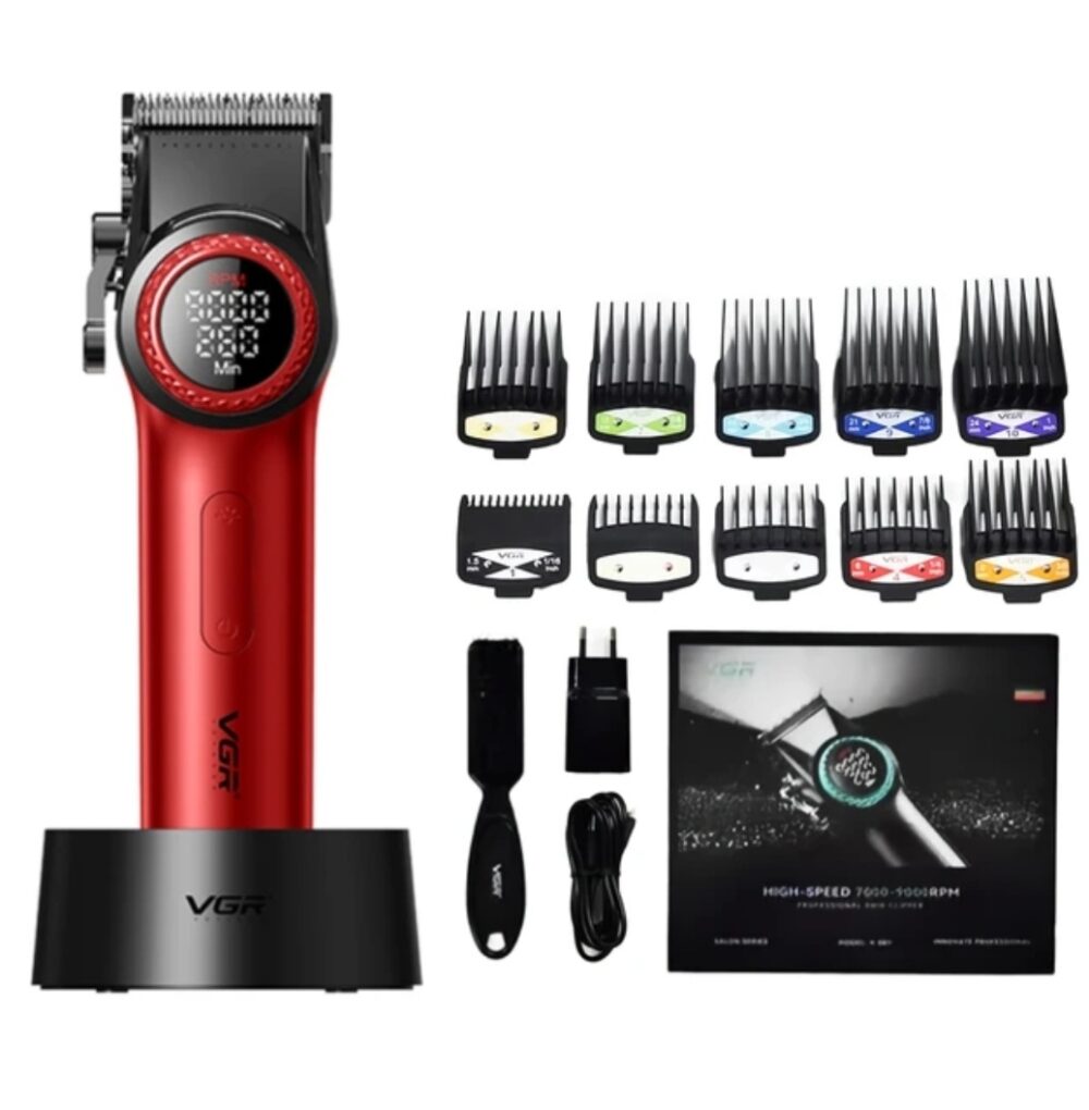 Red Fadez Hair Clipper | BARBER JUNGLE