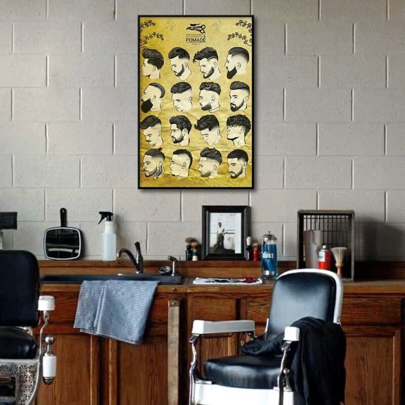 Barber Cool Hairstyles Canvas | BARBER JUNGLE