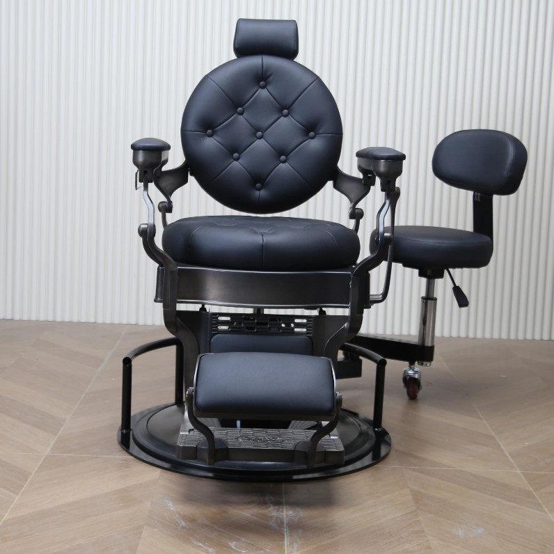 Barber Rotating Stool For Barber Chair ( Limited Preorder) | BARBER JUNGLE