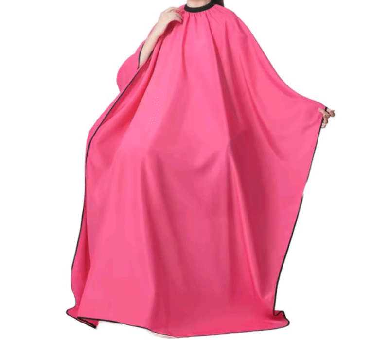 Rose Red Barber Cape | BARBER JUNGLE