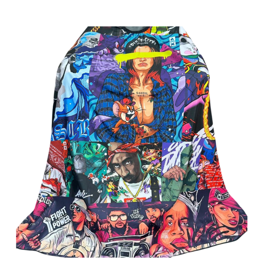 Rap Life Barber Cape | BARBER JUNGLE